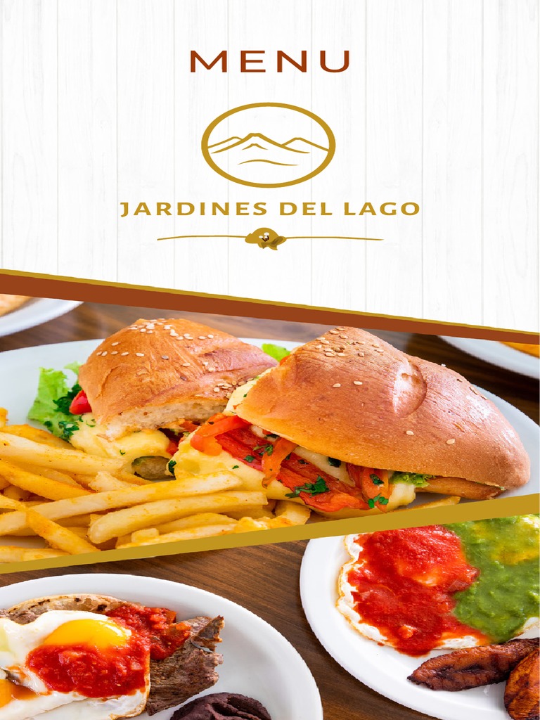 Menu Jardines Del Lago Es | PDF | ensalada | pesto