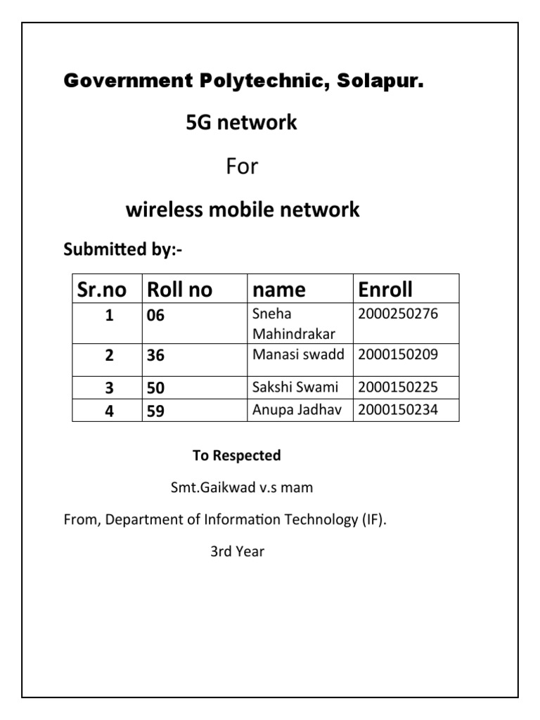 ETI Micro | PDF | Computer Network | 4 G