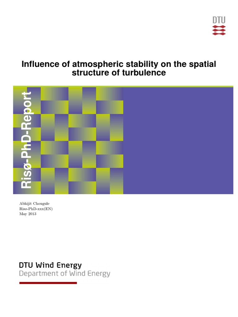 Influence of Atmospheric Stability On The Spatial Structure of Turbulence | PDF | Turbulence ...