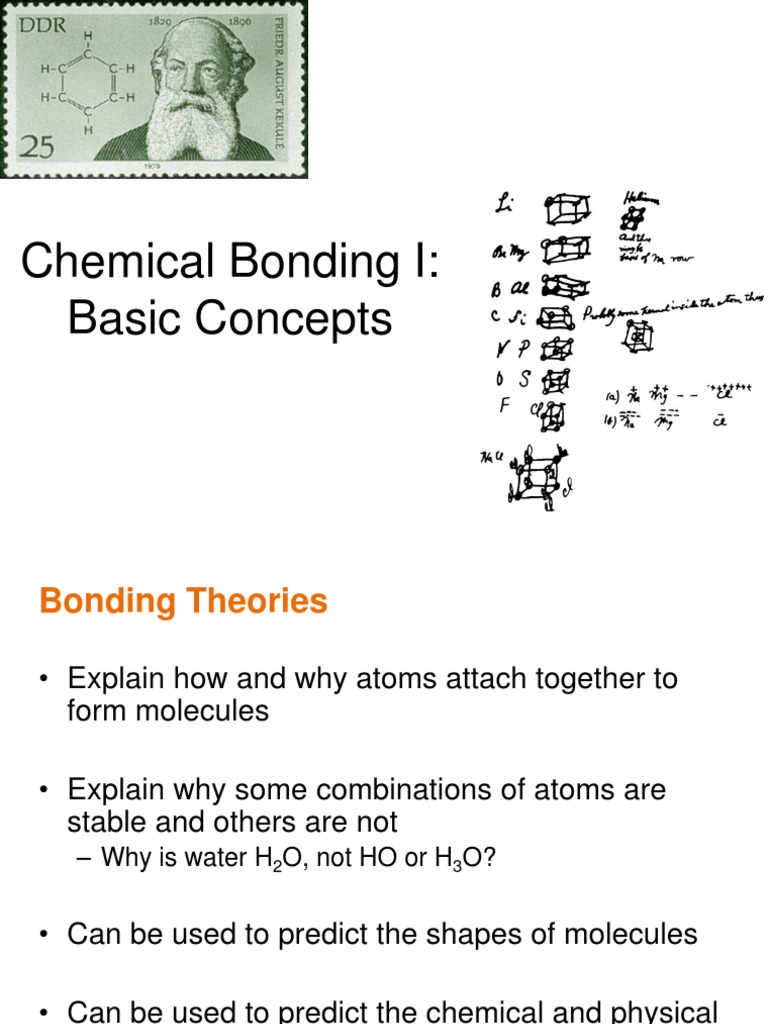 Lecture - 05 - Chemical Bonding I Basic Concepts | Download Free PDF ...