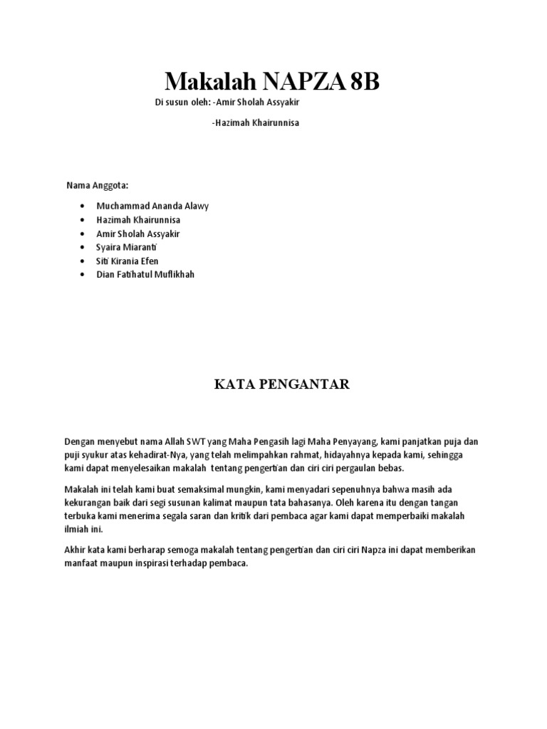 Makalah Napza | PDF