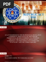 Republic Act No. 8981 PRC Modernization Act of 2000 | PDF | Licensure | Profession