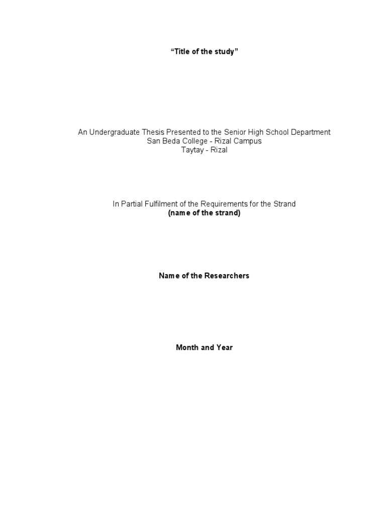 Title Page | PDF | Curriculum | Teachers