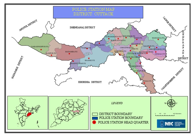 Cuttack Police Station Map | PDF