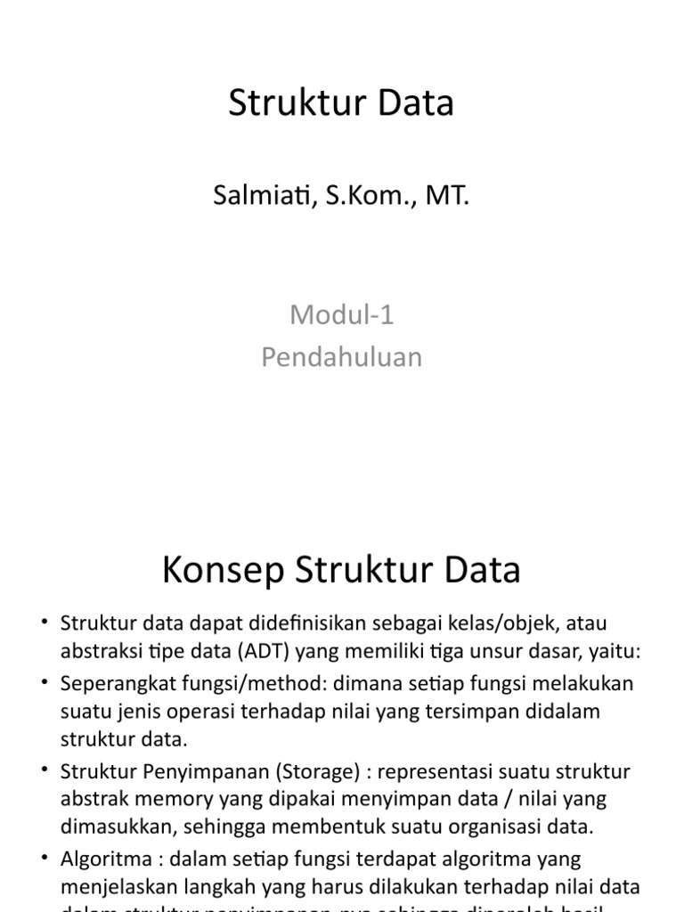 Konsep Dasar Struktur Data dan Pemrograman dengan Python | PDF