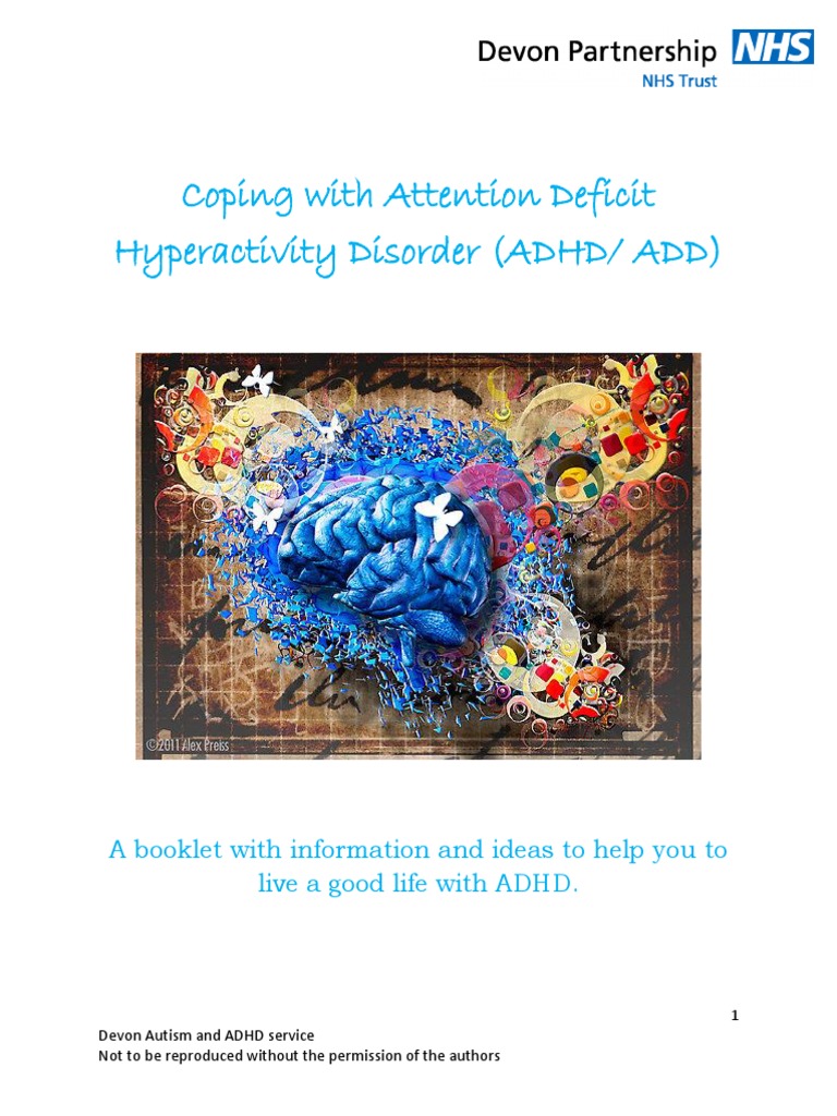 Coping With ADHD Strategies Book Devon NHS | PDF | Attention Deficit Hyperactivity Disorder ...