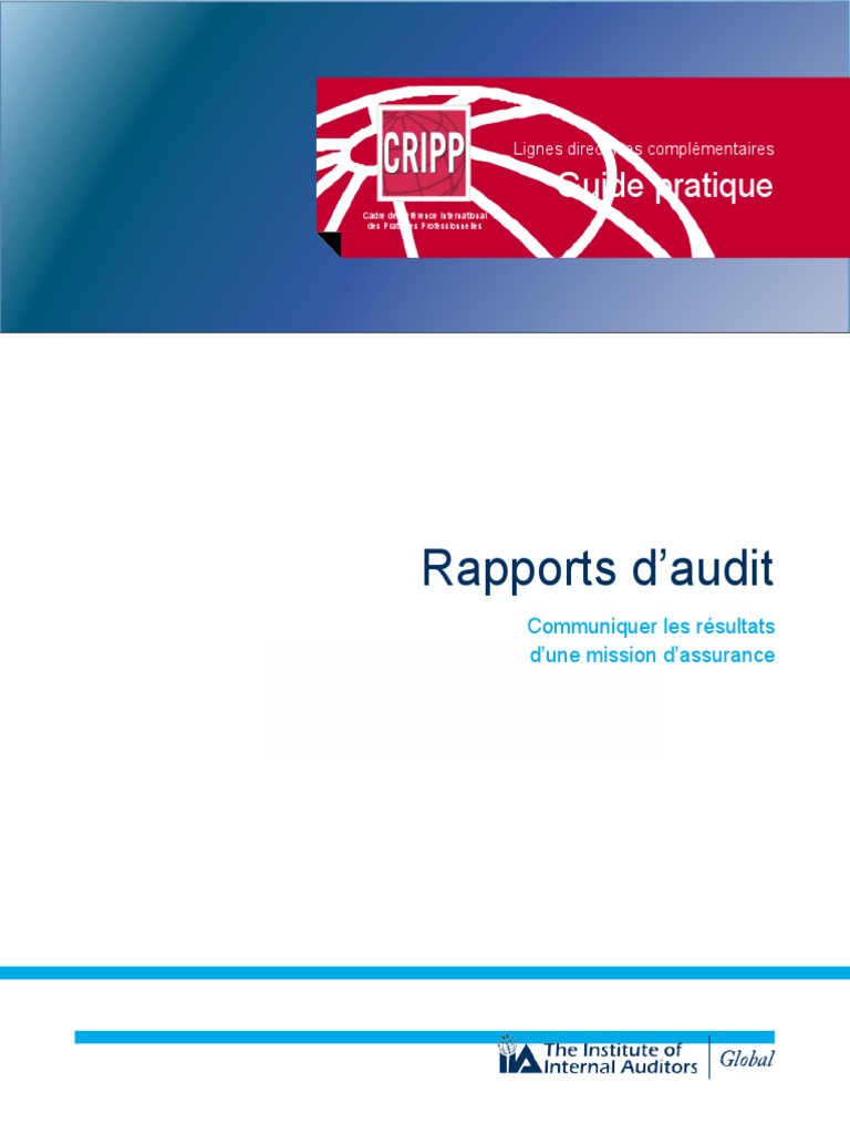 Guide Pratique | PDF | Audit | Audit interne