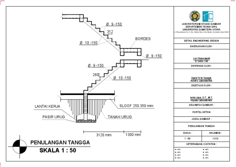 Penulangan Tangga | PDF