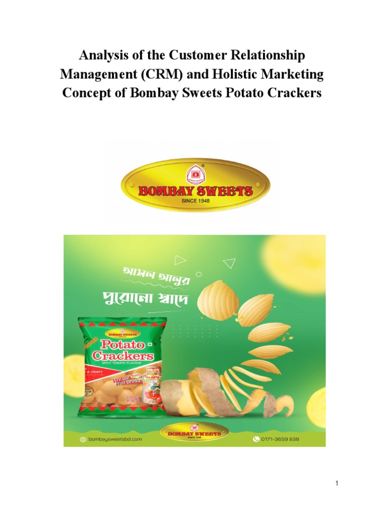 Analysis of The Customer Relationship Management (CRM) and Holistic Marketing Concept of Bombay ...