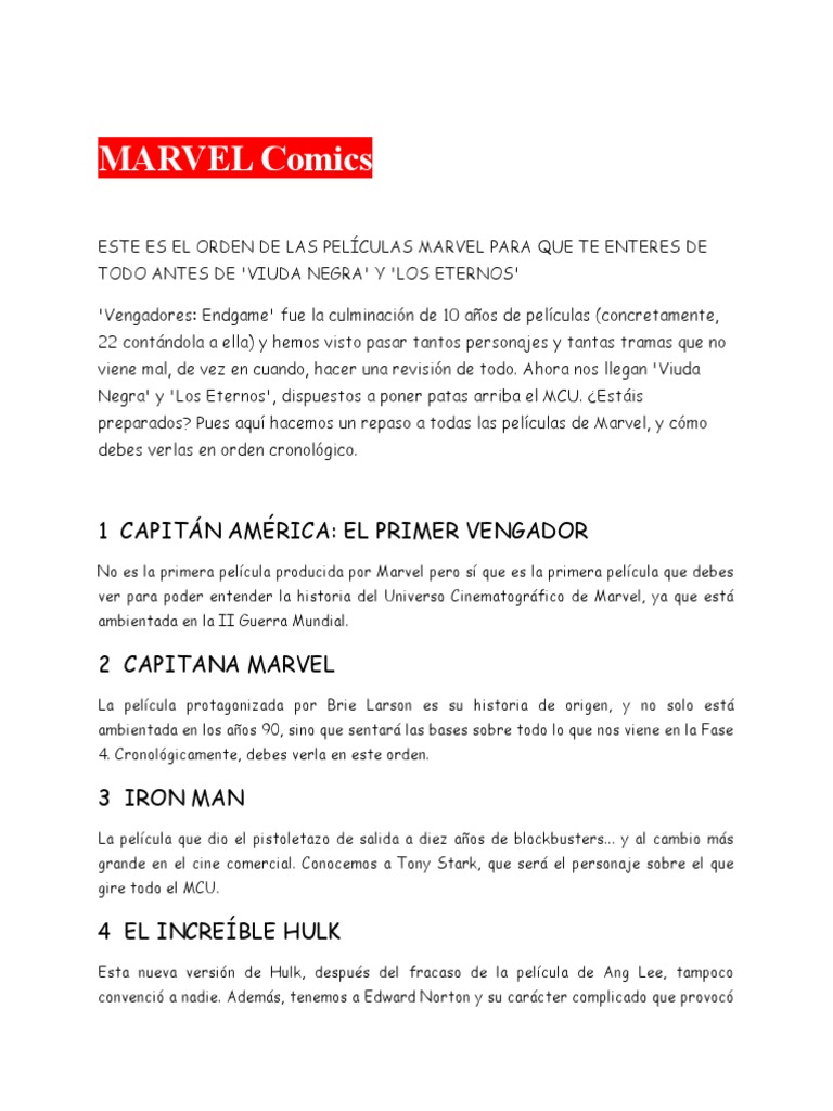 Marvel Comics | PDF