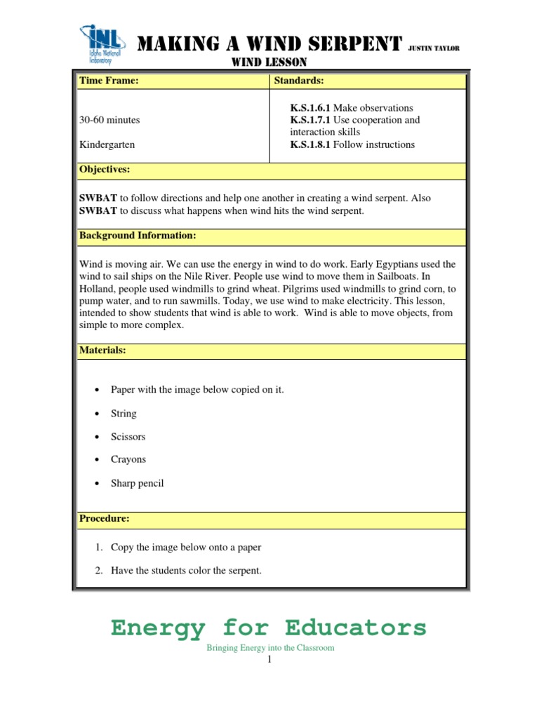 K Wind Lesson 2 | PDF