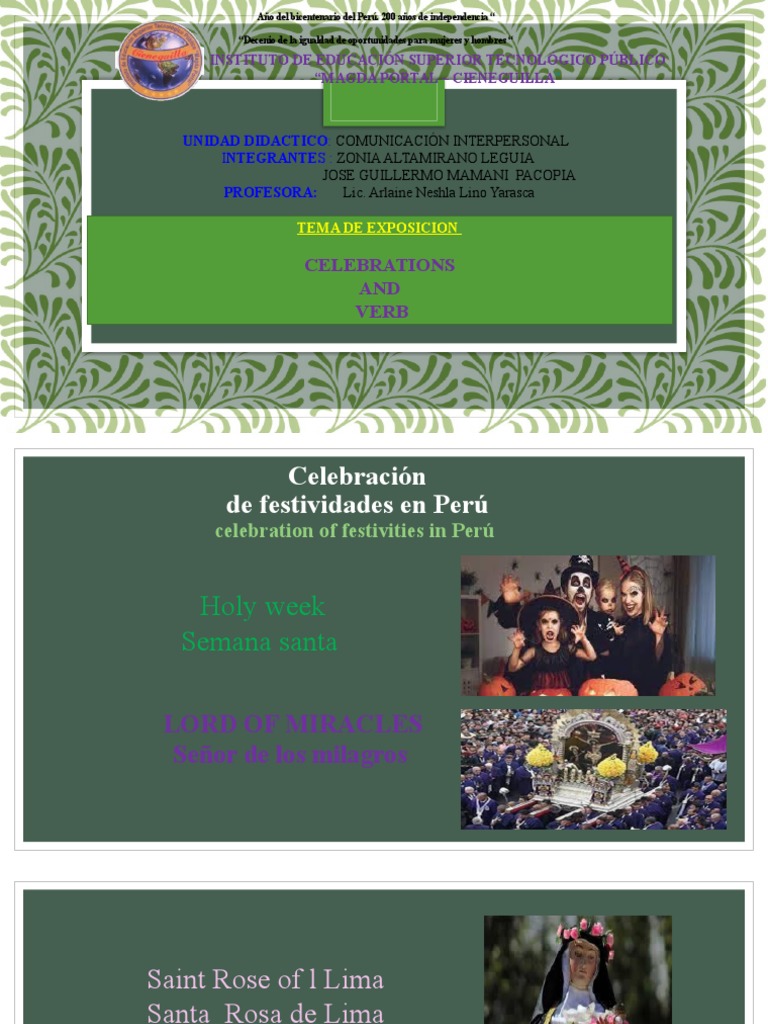 Exposicion de Ingles | PDF