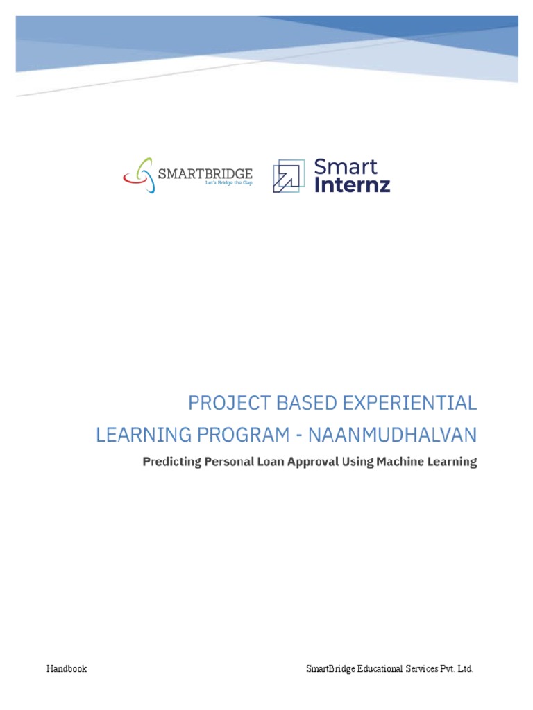 Predicting Personal Loan Approval Using Machine Learning Handbook | PDF | Loans | World Wide Web