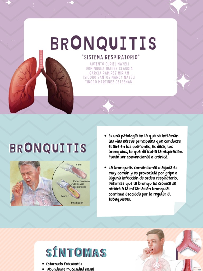 BRONQUITIS | PDF | Bronquitis | Tos