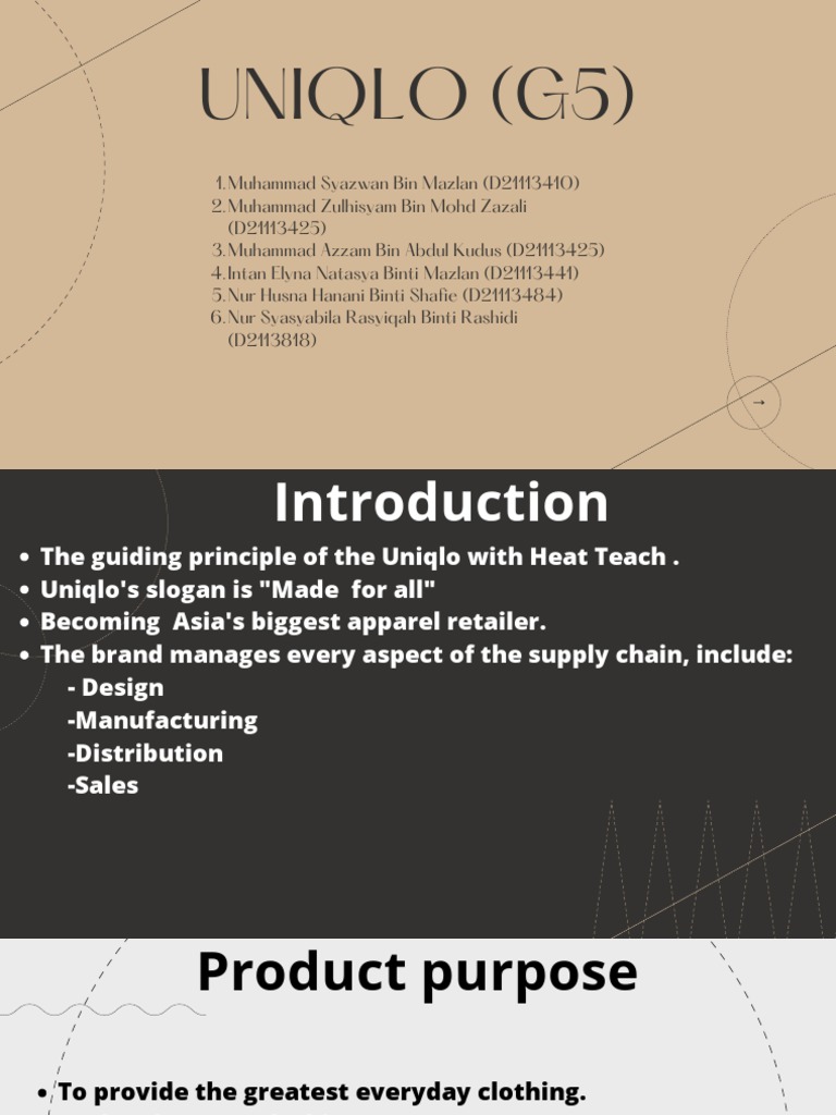 Uniqlo (G5) - 1 | PDF | Brand | Advertising