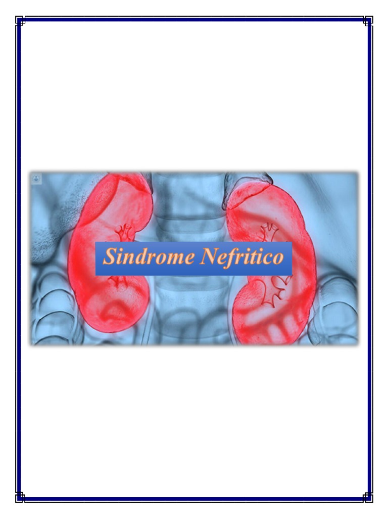 Sindrome Nefritico Emilio Garcia | PDF | Especialidades Medicas ...