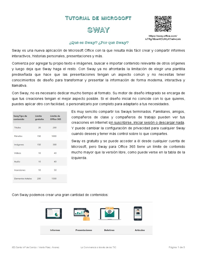 Guía Completa para Usar Microsoft Sway | PDF | Microsoft Office ...