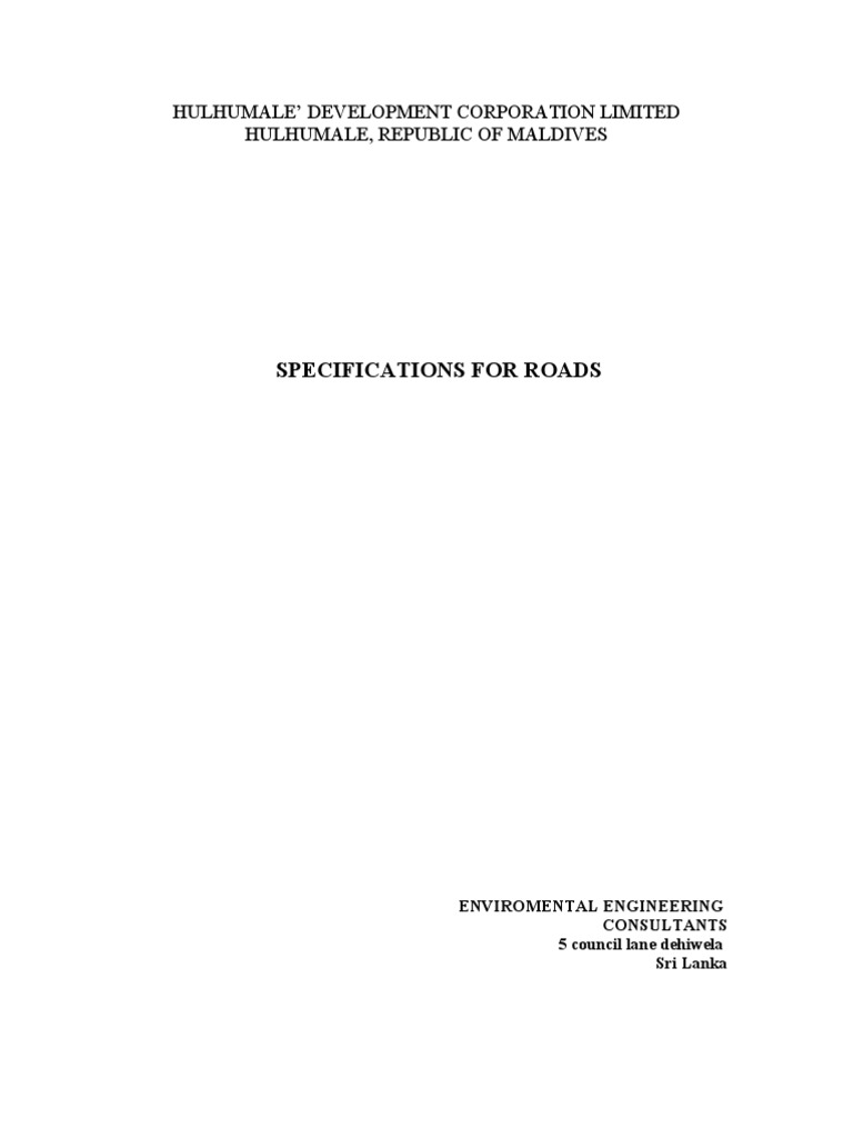 Road Work Specifications | PDF | Rolling (Metalworking) | Road