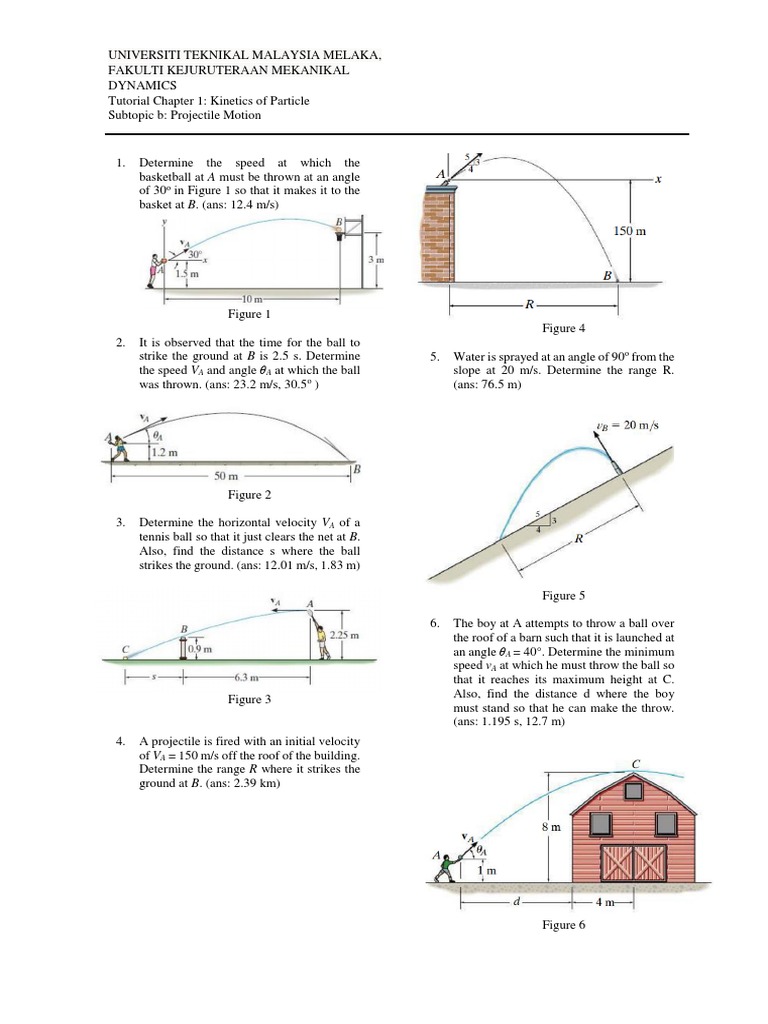 Projectile Motion | PDF