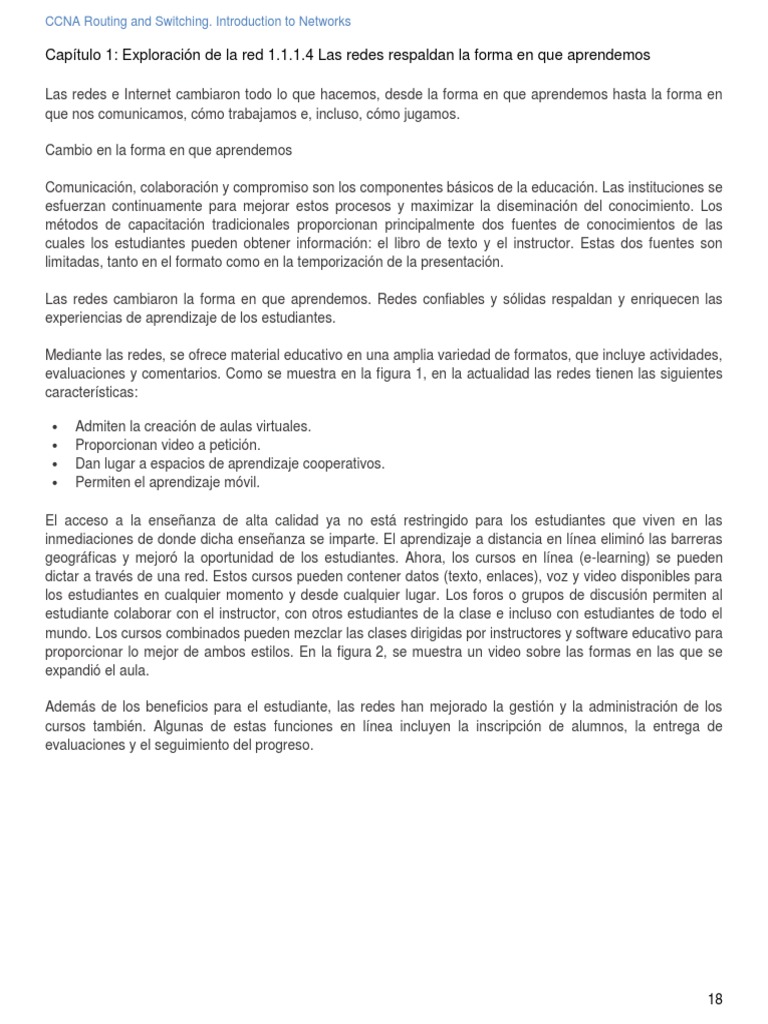 CCNA Routing and Switching. Introduction To Networks | PDF | Red de ...