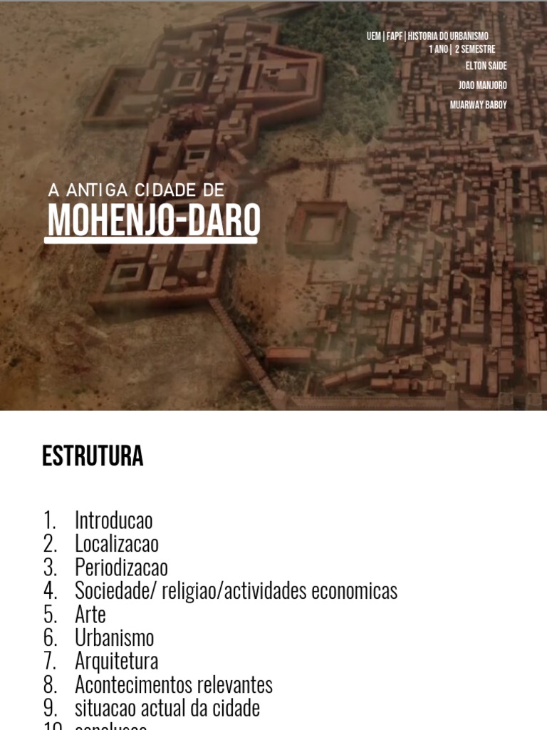 MOHENJO-DARO Urbanismo | PDF