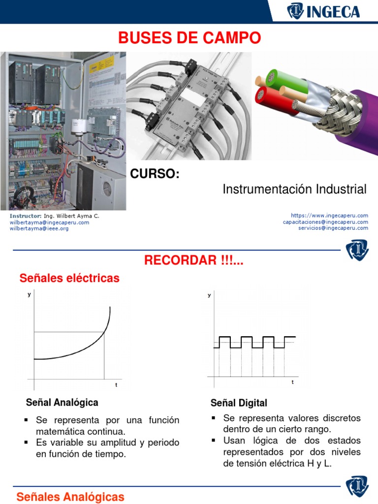 Tema 2. Buses de Campo (CIISET2022-1) | PDF | Duplex (Telecomunicaciones) | Cable coaxial