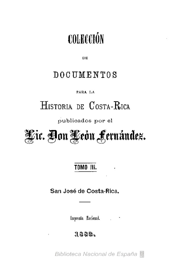 Historia de Costa Rica - Tomo III | PDF