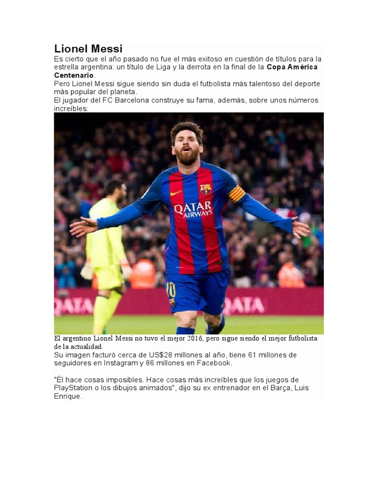 Lionel Messi | PDF