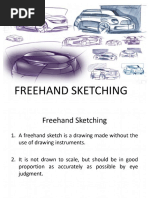 Freehand Sketching Techniques Guide | PDF