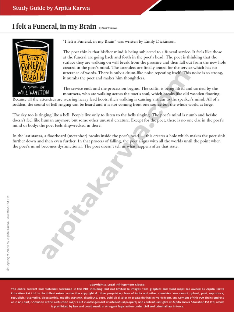 078 I Felt A Funeral in My Brain | PDF | Copyright | Funeral