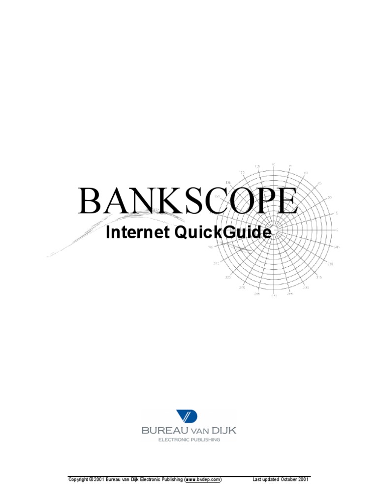 Bank Scope | PDF | Spreadsheet | Page Layout