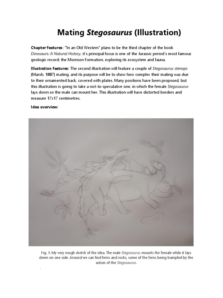 Mating Stegosaurus (Illustration) | PDF | Dinosaurs | Taxa