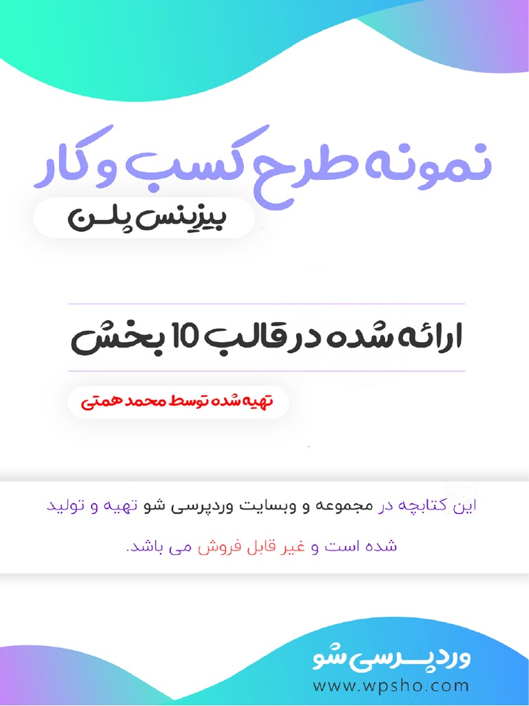 Business Plan Sample | PDF