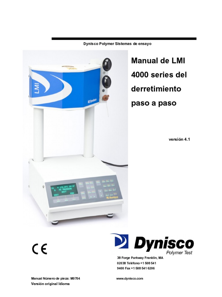 Lmi - 4000 Series - Instruction - Manual - En.es | PDF | Ciencias fisicas