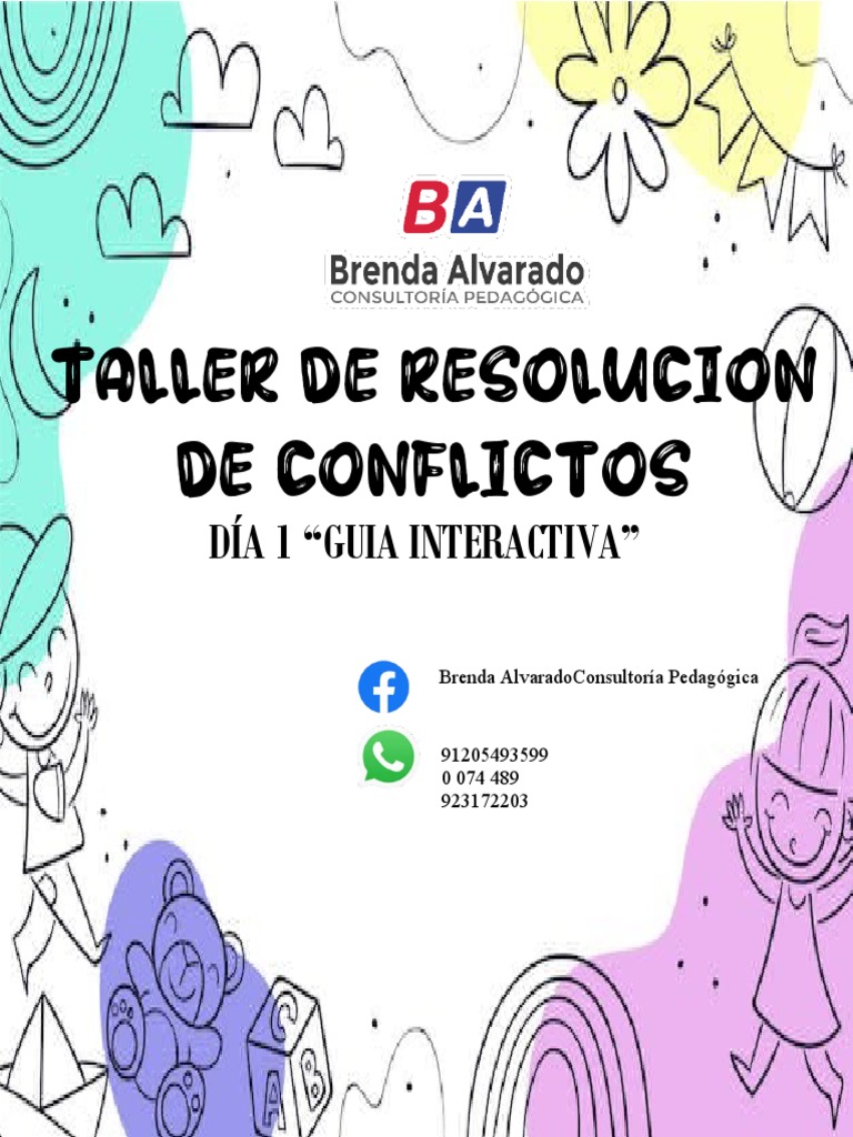 Taller de Resolucion de Conflictos: Día 1 "Guia Interactiva" | PDF ...