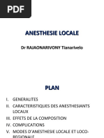 Anesthésie Generale Cours | PDF | Anesthésie | Spécialités médicales