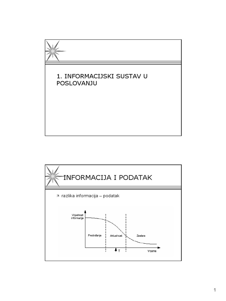 P 01 Informacijski sustav u poslovanju-1 | PDF