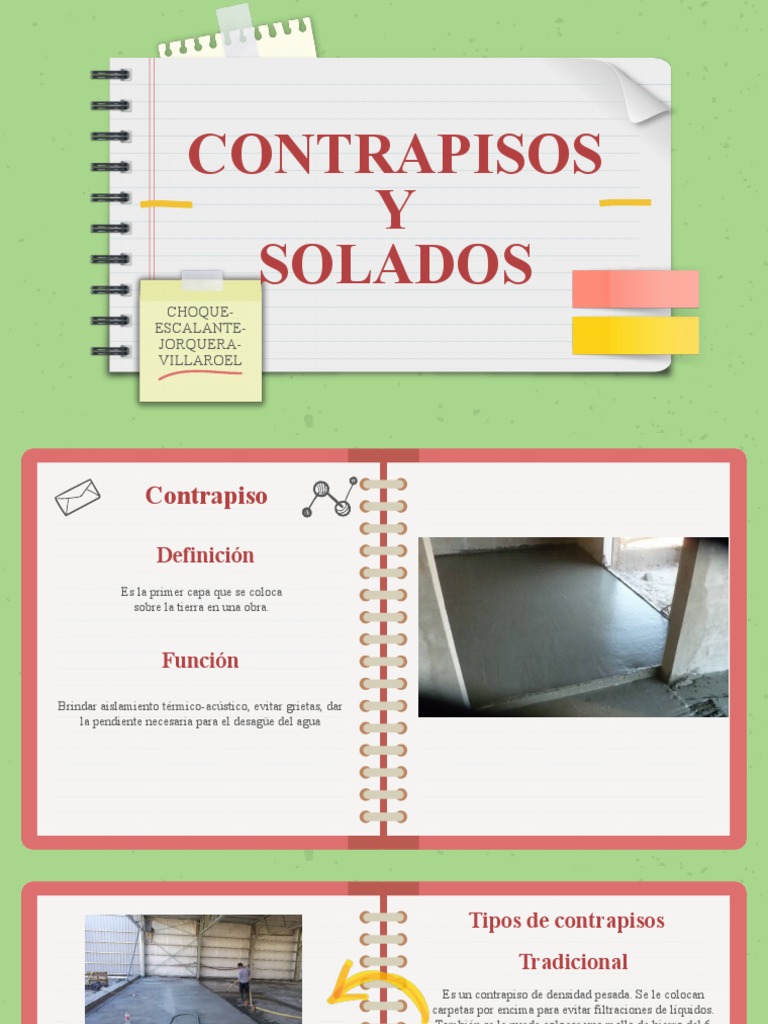 Contrapisos Obra Fina | PDF | Loseta | Albañilería
