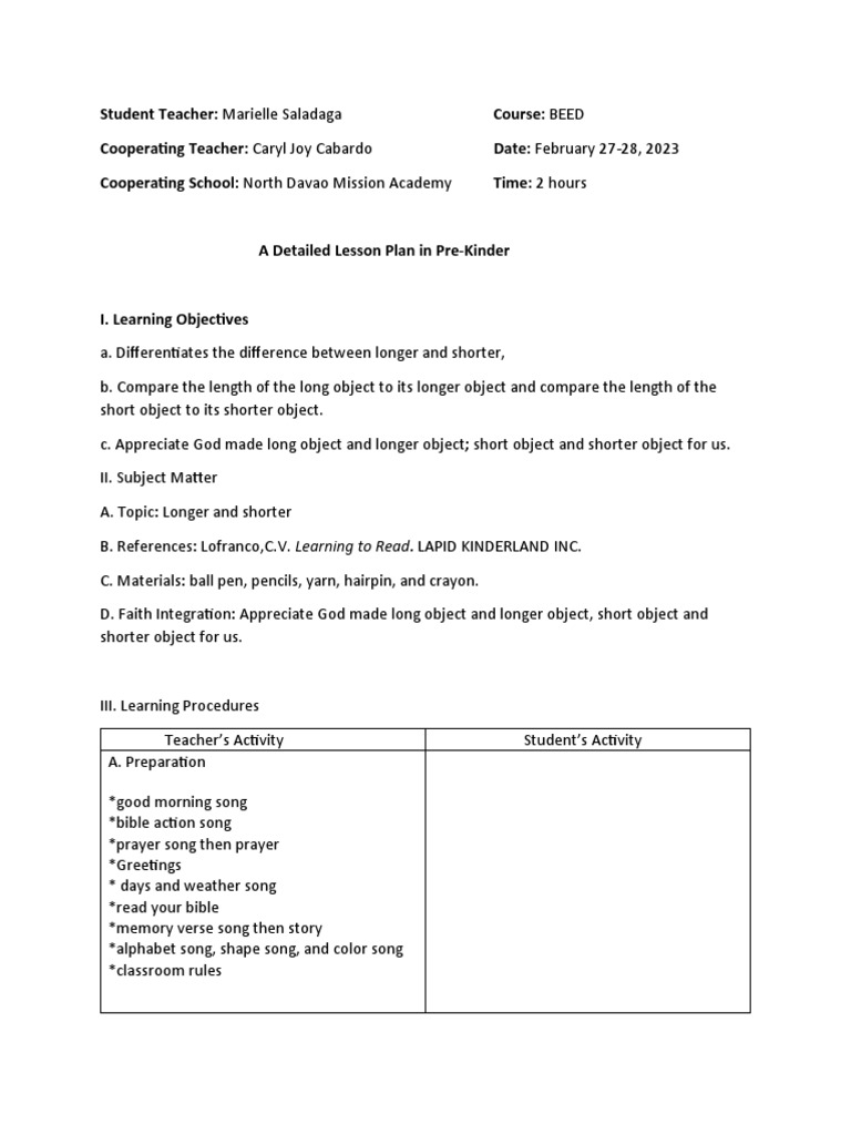 LP Pre-K | PDF | Behavior Modification | Learning