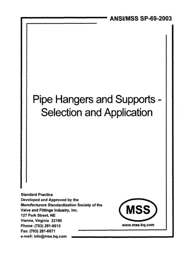 MSS SP-69-2003 | PDF
