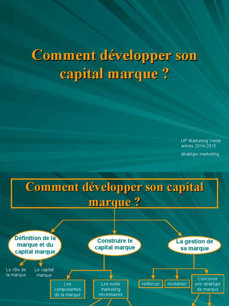 Développer le capital marque efficacement | PDF | Marque ...