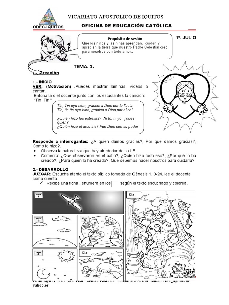 Somos Responsables Del Cuidado y La Creacion 10 de Abril | PDF ... Somos Responsables Del Cuidado y La Creacion 10 de Abril | PDF ...