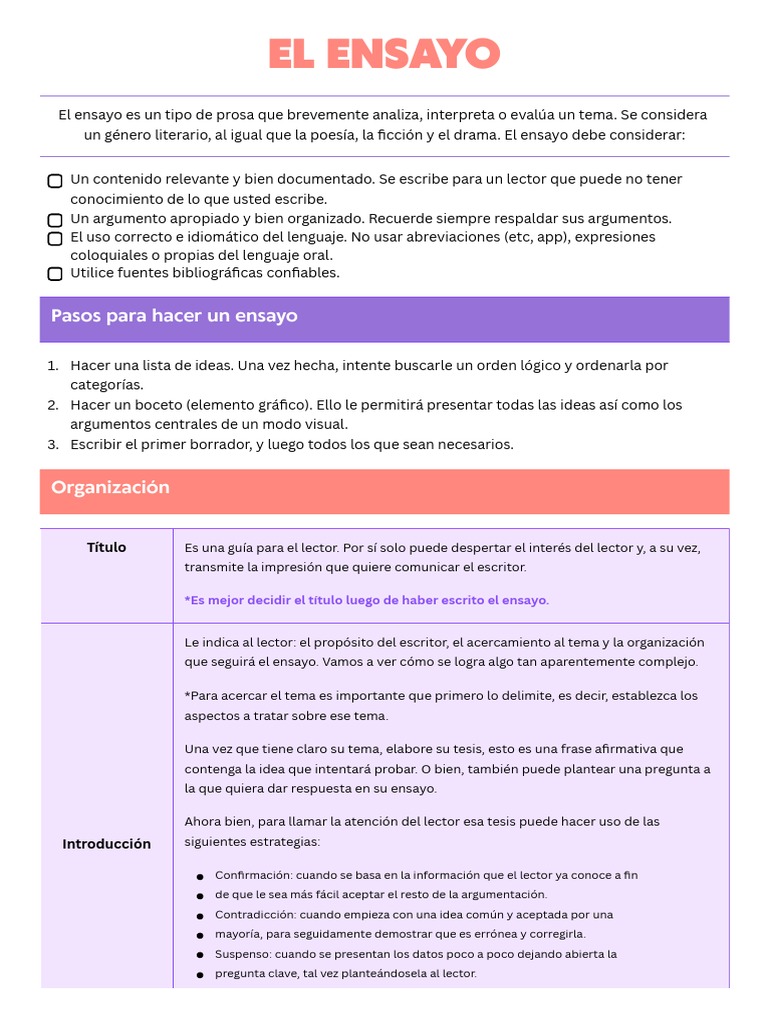 El Ensayo-4-2 | Descargar gratis PDF | Ensayos | Escritores