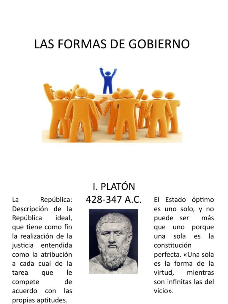 Las Formas de Gobierno | PDF | Soberanía | Gobierno