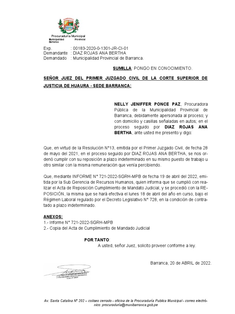 Pongo en Conocimiento-Ana Bertha | PDF