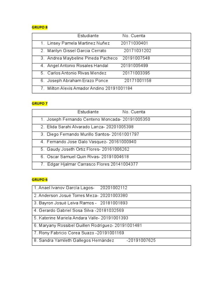 Grupo 8 | PDF