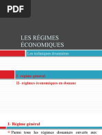 Régimes économiques douaniers au Maroc | PDF | Maroc | Entrepôt