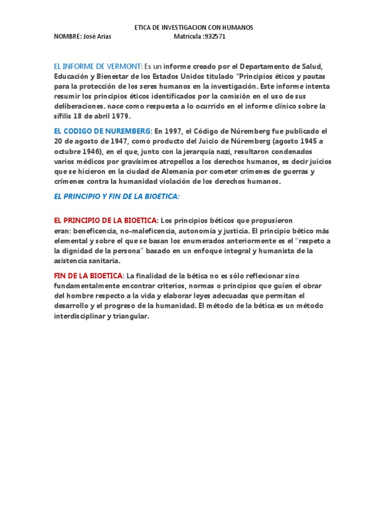 El Informe de Bermont | PDF