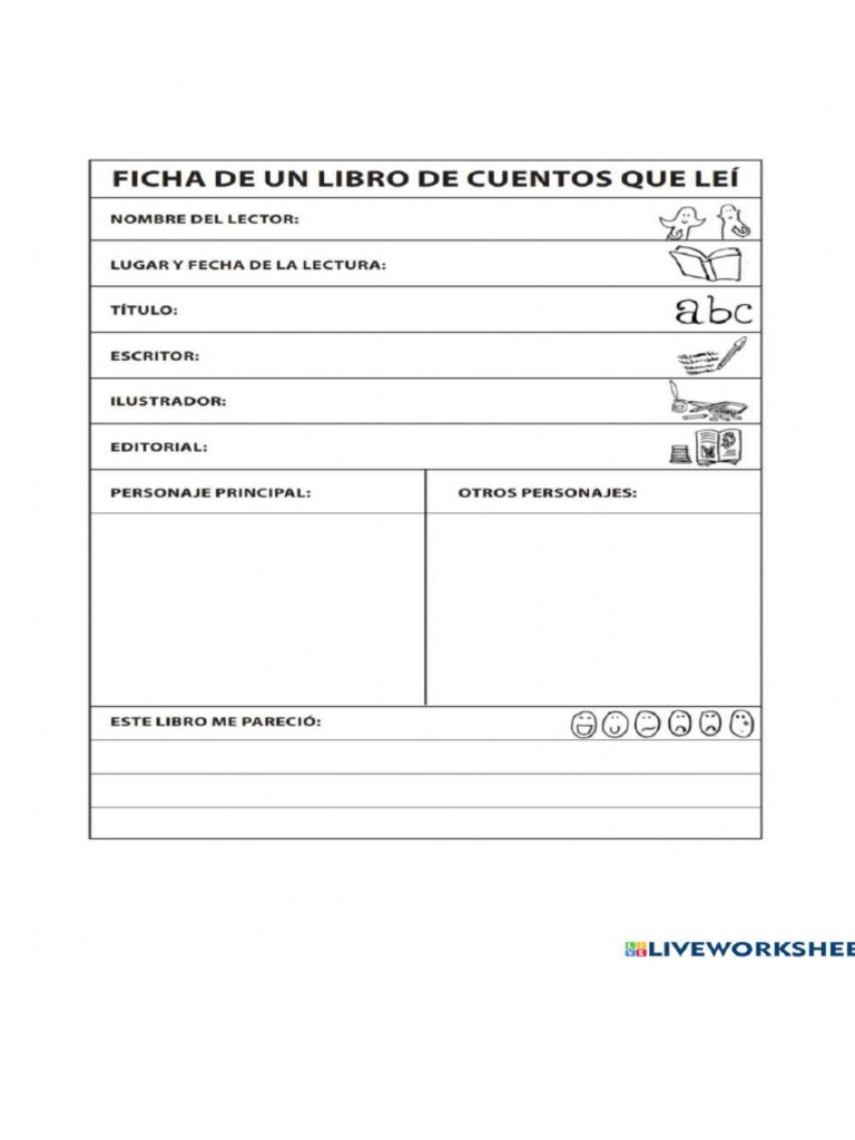 Ficha de Un Libro | PDF