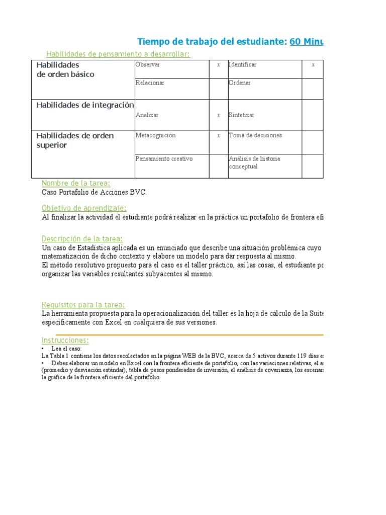 Tarea Eje3 | PDF | Microsoft Excel